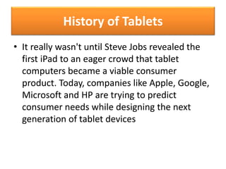 Tablet NOTES | PPT