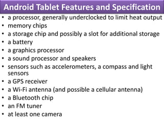 Tablet NOTES | PPT