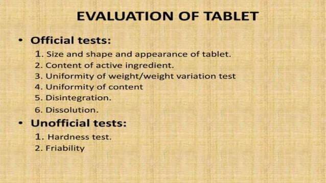 Tablet: Solid dosage form Advantages and Disadvantages.pptx ...