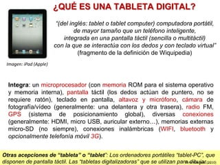 ¿Tableta digital o netbook? | PPTX
