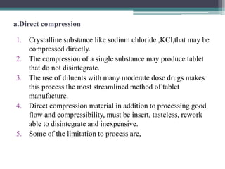 Tablet a solid dosage form. | PPTX