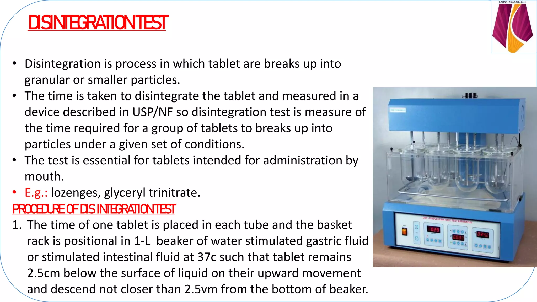 Table quality control test | PPT