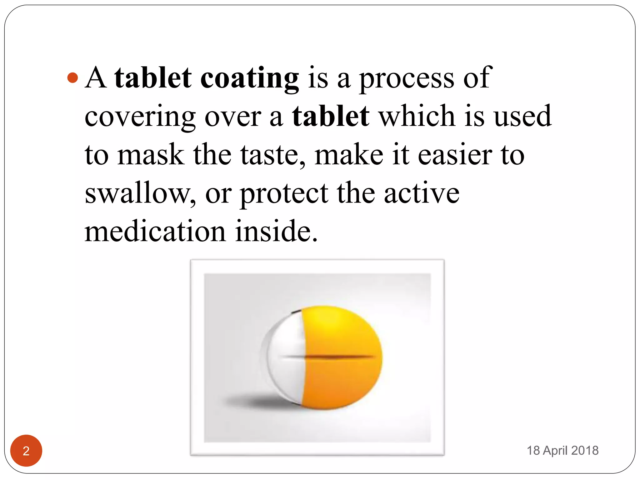 Tablet Coating | PPTX