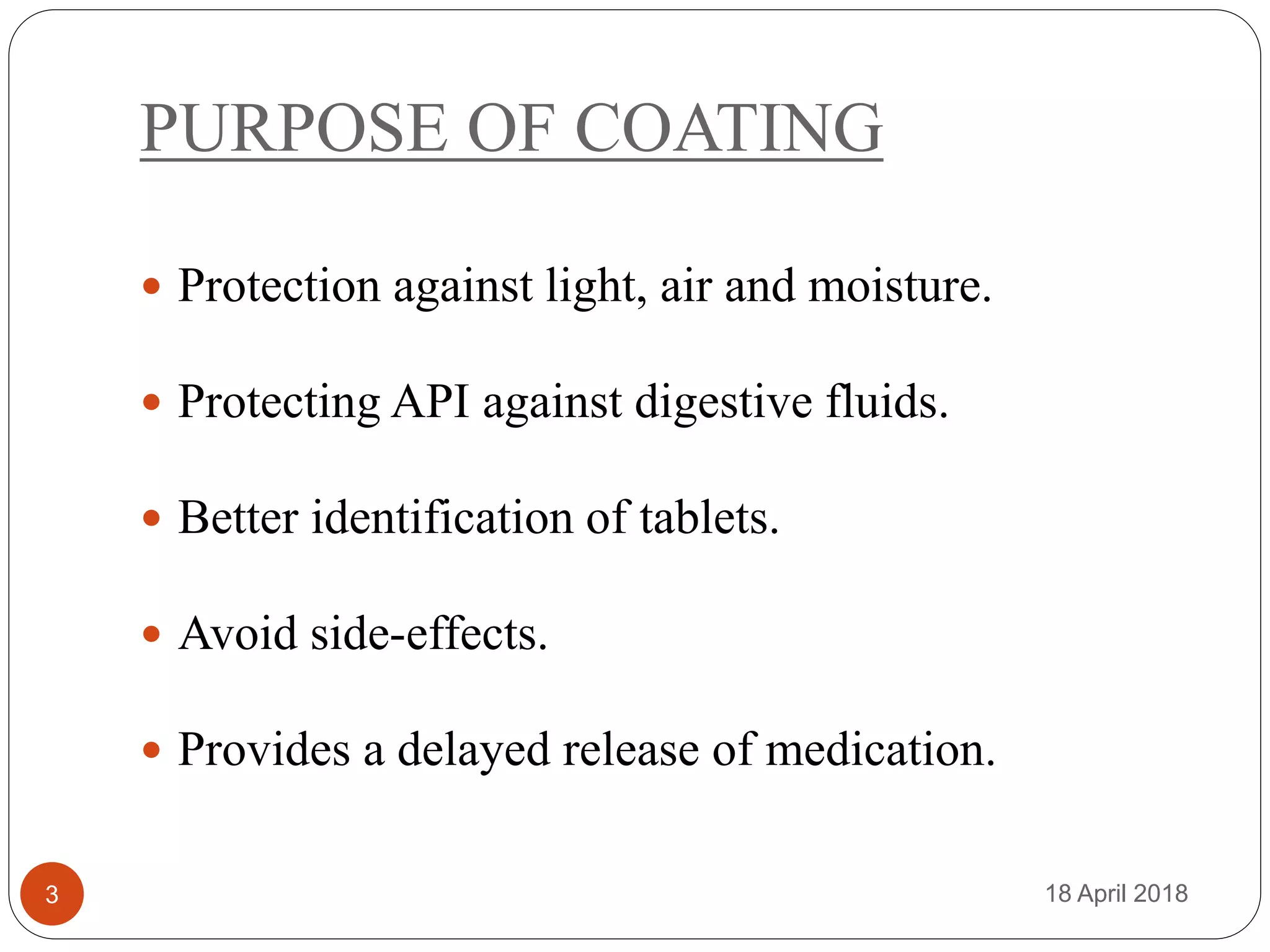 Tablet Coating | PPTX