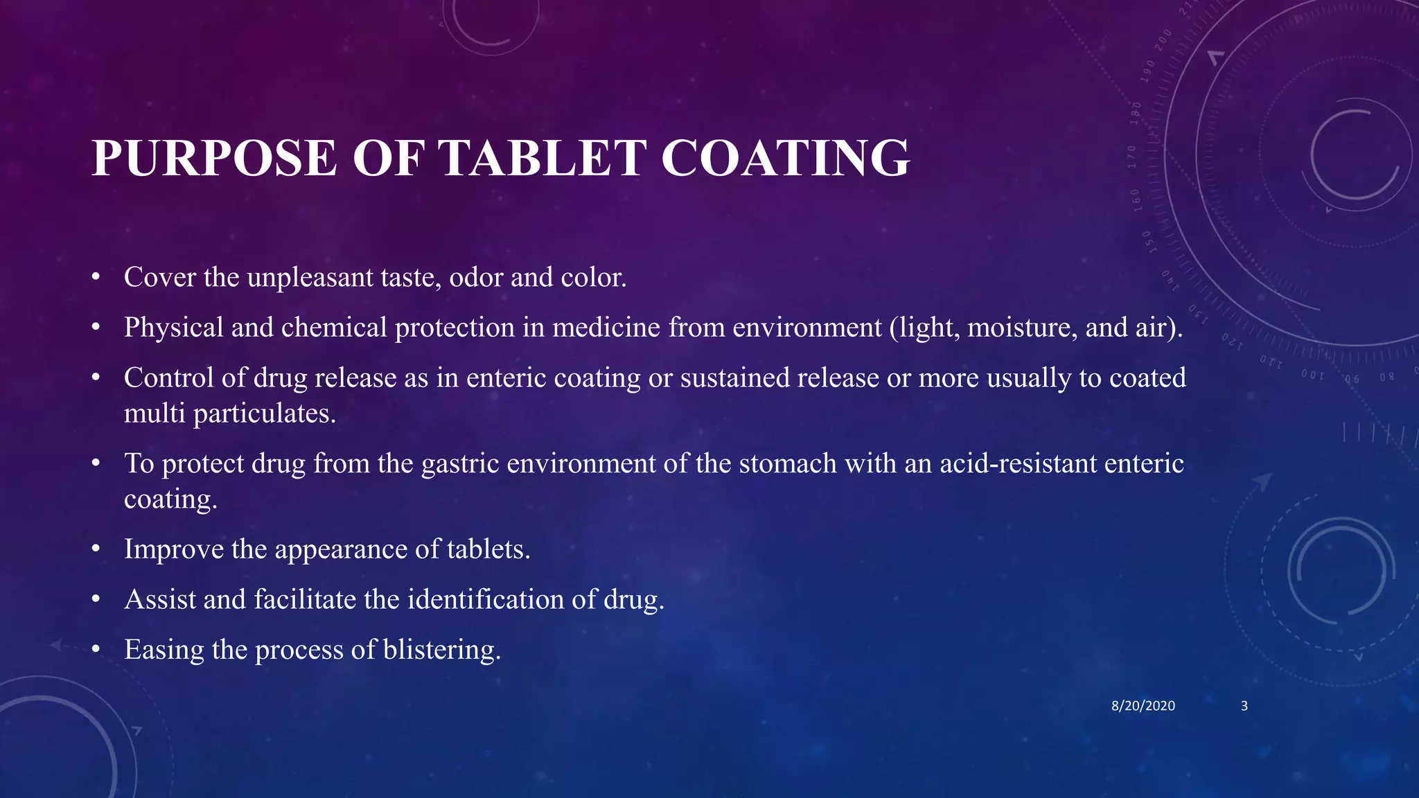 Tablet coating | PPTX
