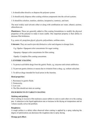 Tablet coating technology | PDF