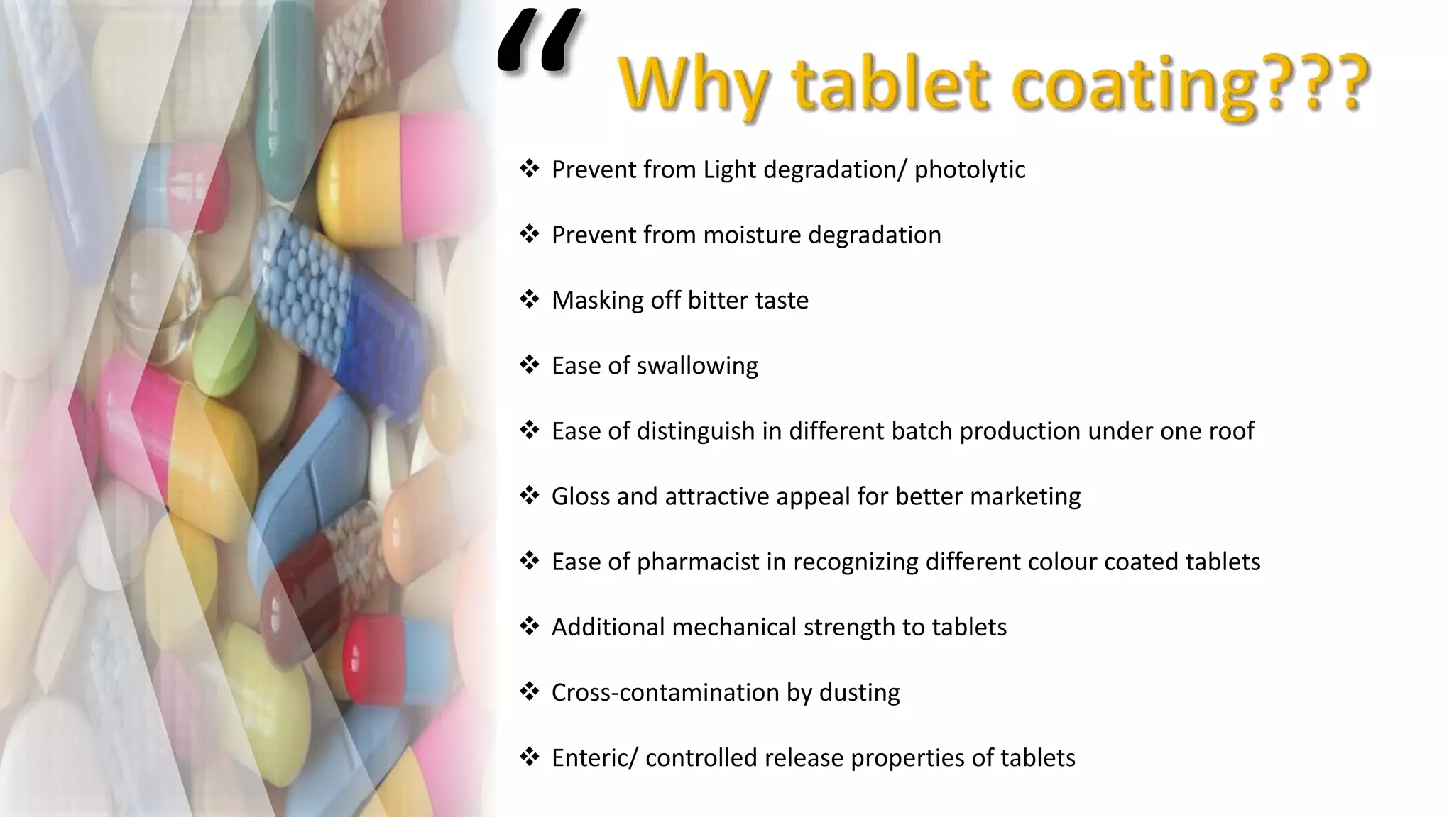 Tablet coating - industrial pharmacy | PPTX