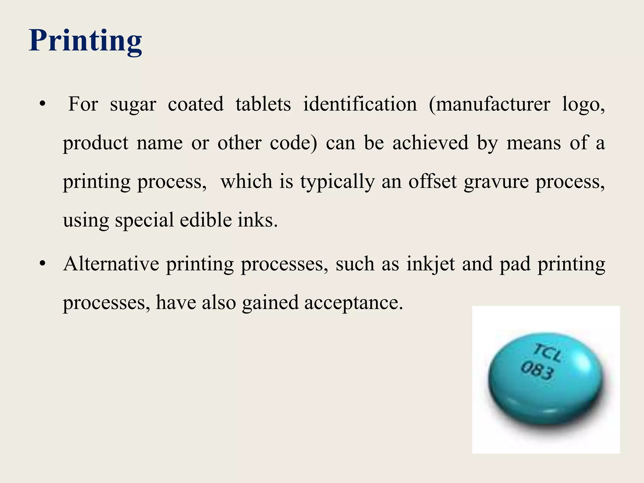 Tablet coating5 | PPTX
