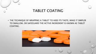 tablet coating and tablet defects.pptx for | PPT