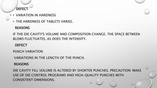 tablet coating and tablet defects.pptx for | PPTX