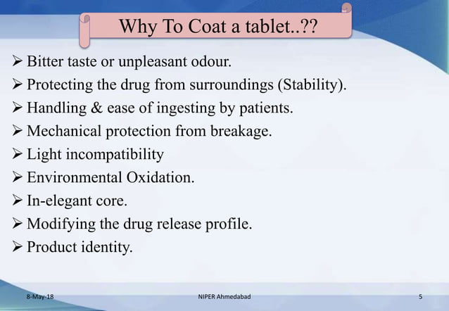Tablet coating defects | PPTX | Chemistry | Science