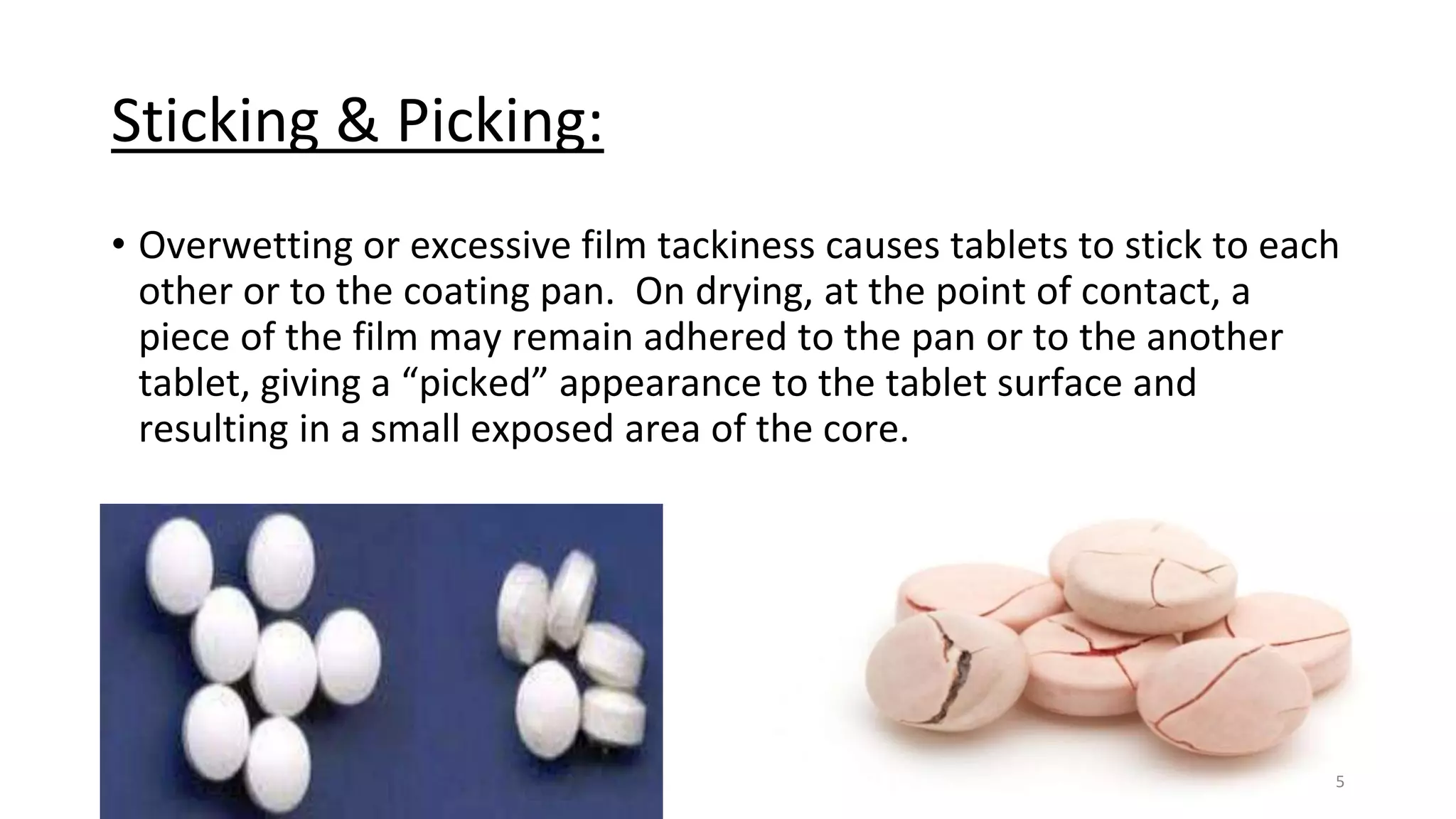 Tablet coating defects | PPTX