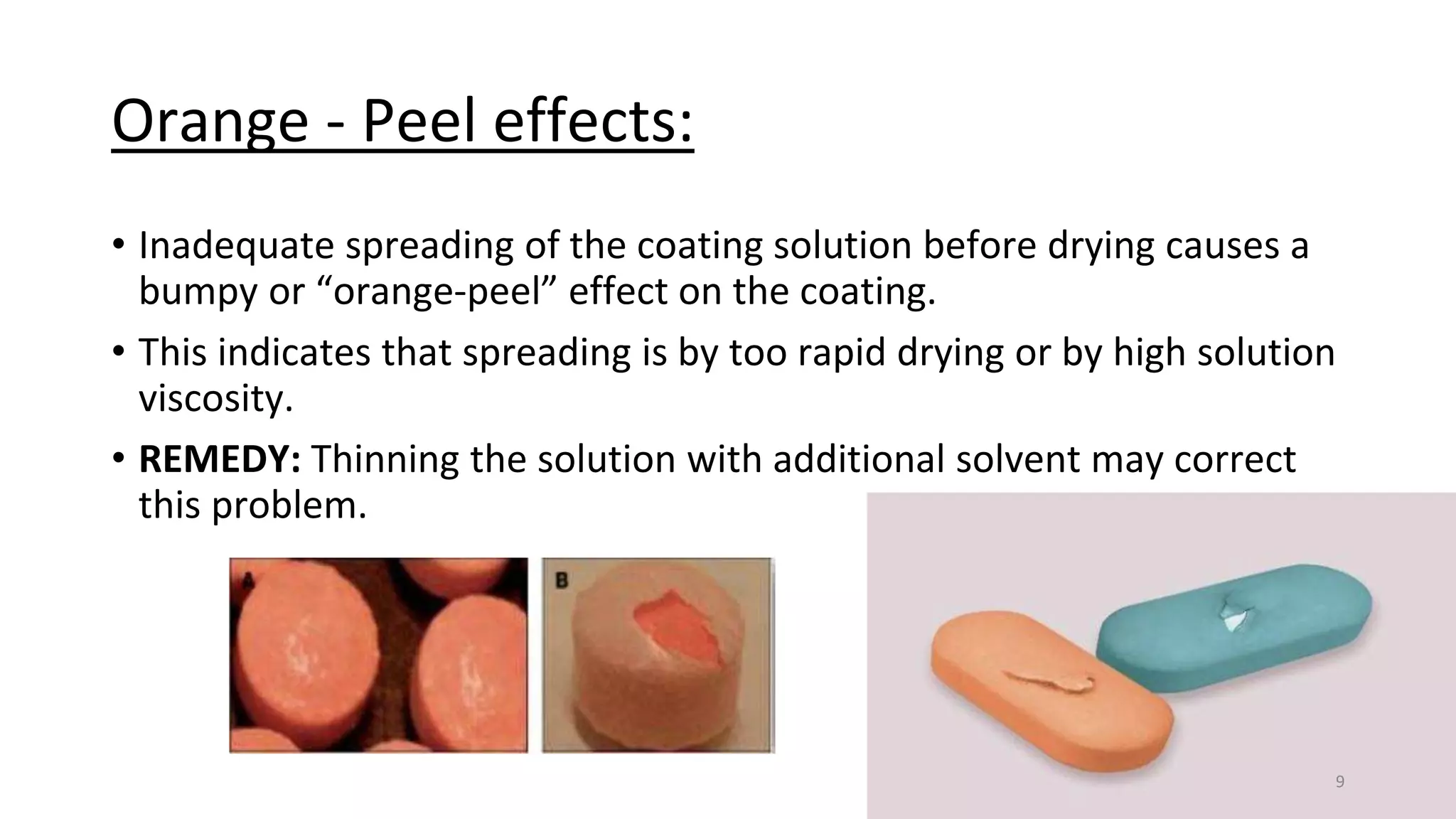Tablet coating defects | PPTX