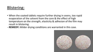 Tablet coating defects | PPTX