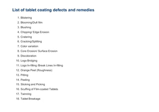 Tablet Coating Defects and Remedies.pptx