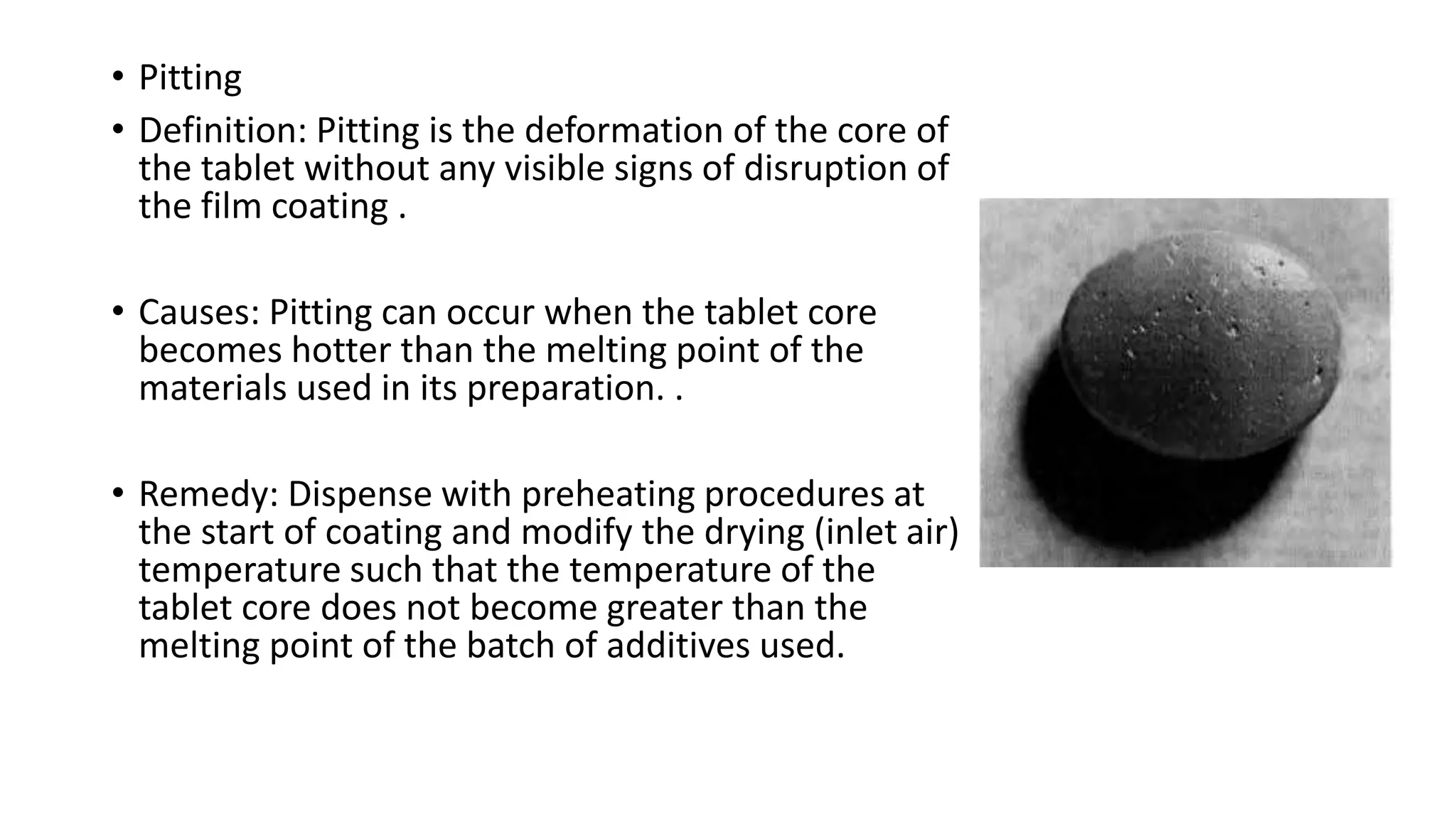 Tablet Coating Defects And Their Remedies Pptx