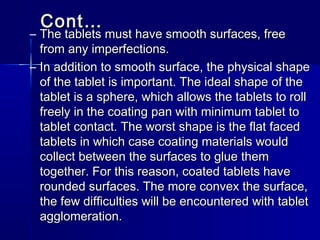 Tablet coating power point | PPT