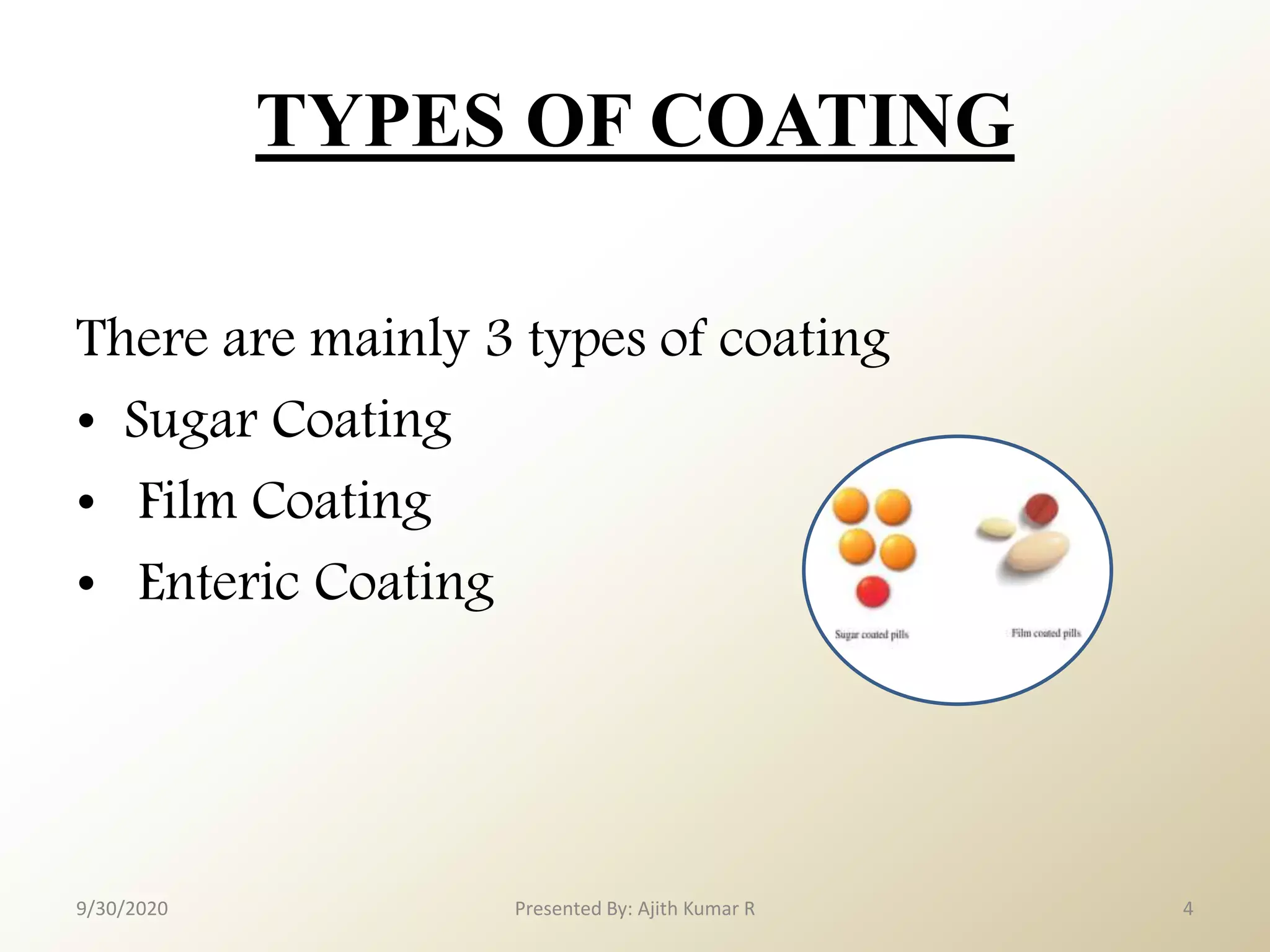 Tablet coating with equipment | PPTX