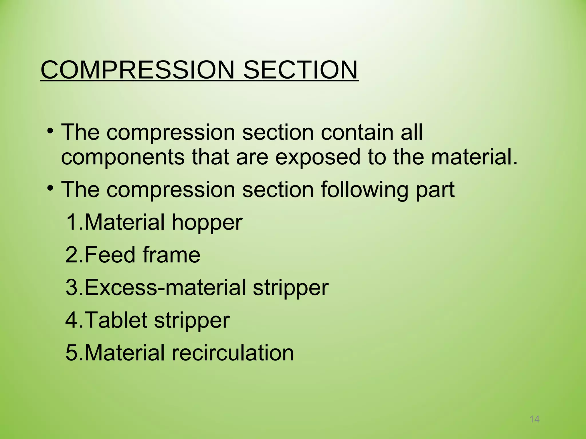 TABLET COMPRESSION MACHINE | PPT
