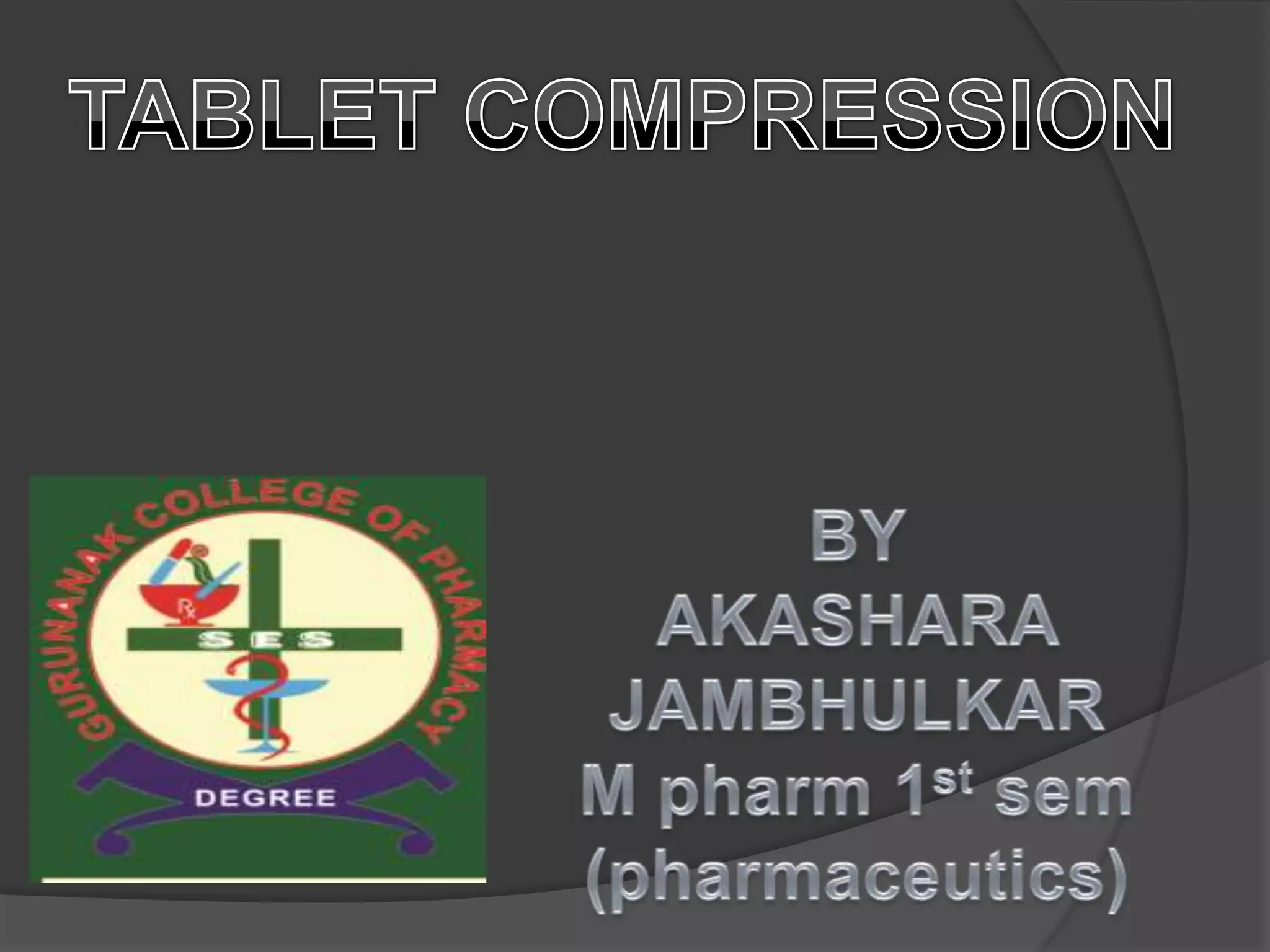 Tablet compreesion (2) | PPT