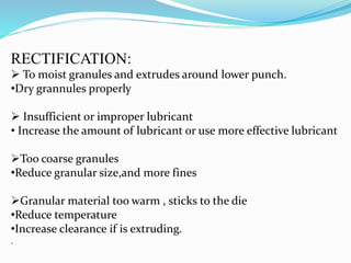 Tablet defects and its rectification | PPTX