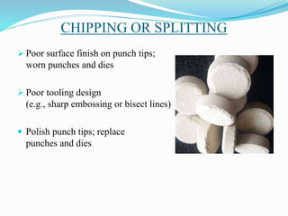 Tablet defects and its rectification | PPTX