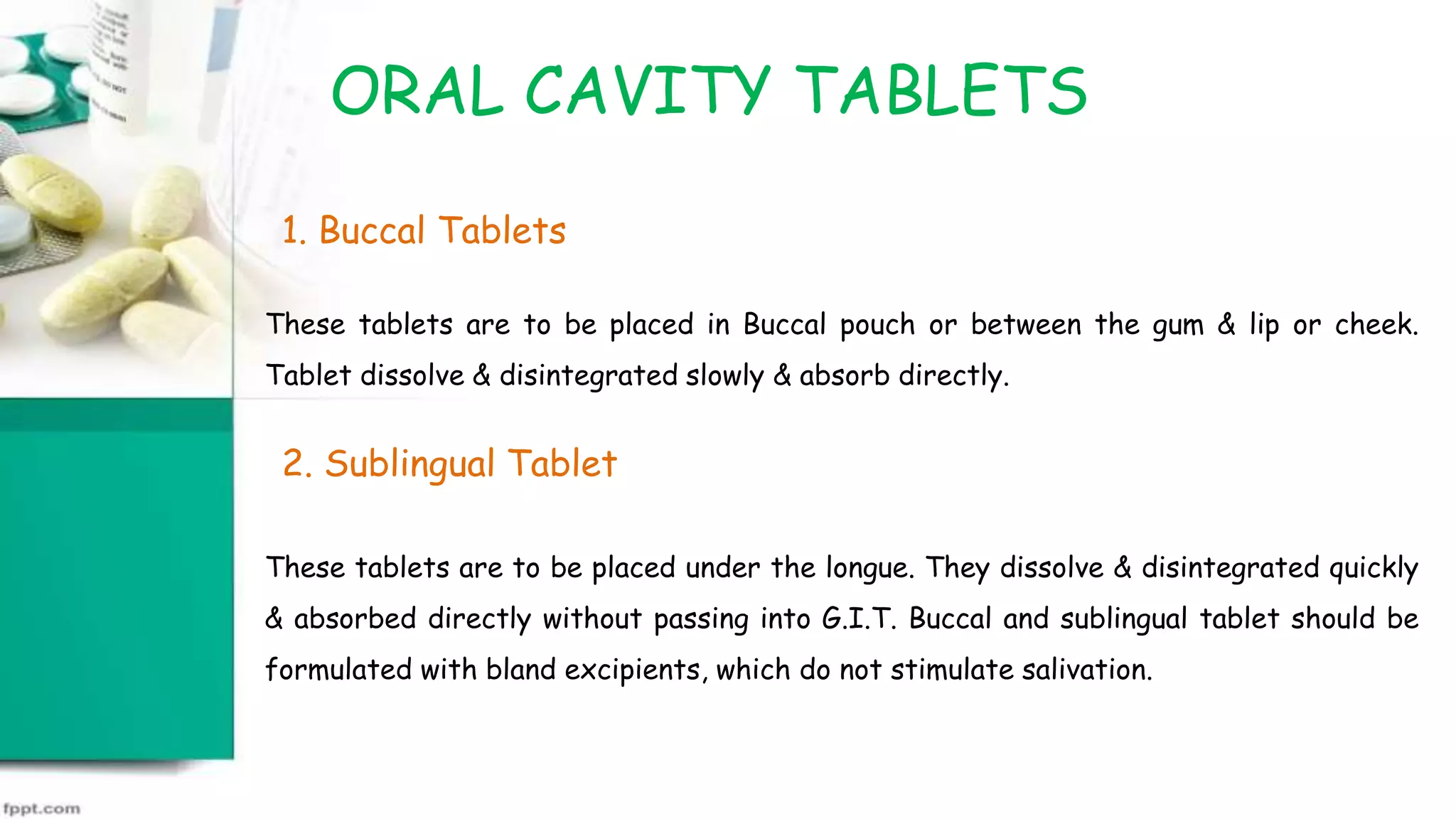 Tablet dosage form | PPTX