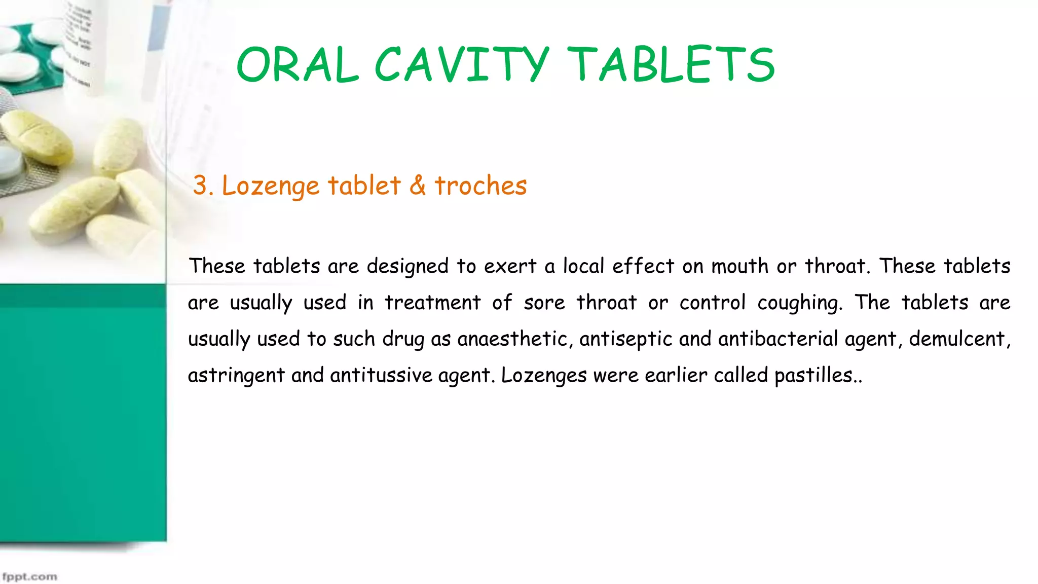 Tablet dosage form | PPTX