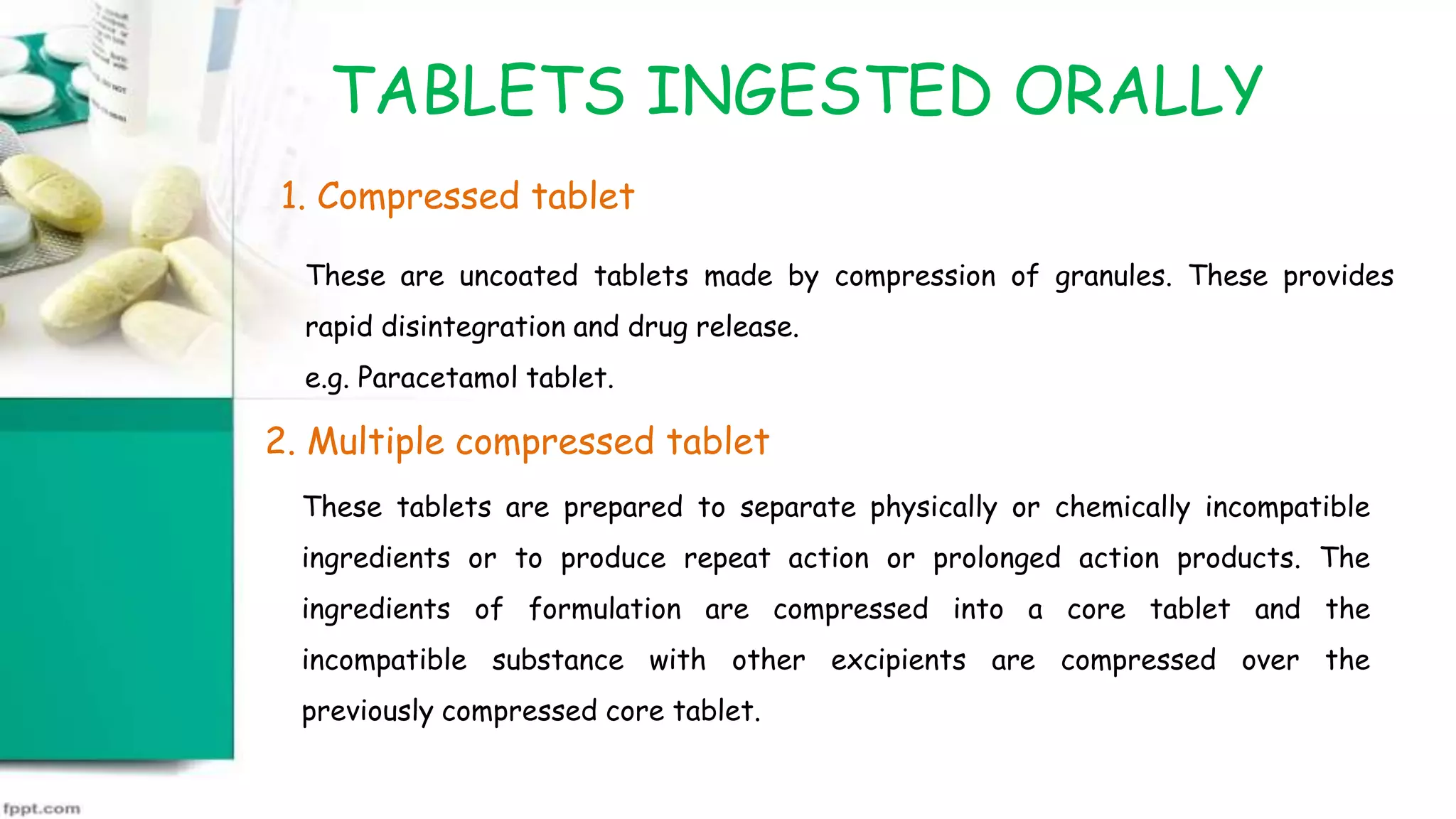 Tablet dosage form | PPTX