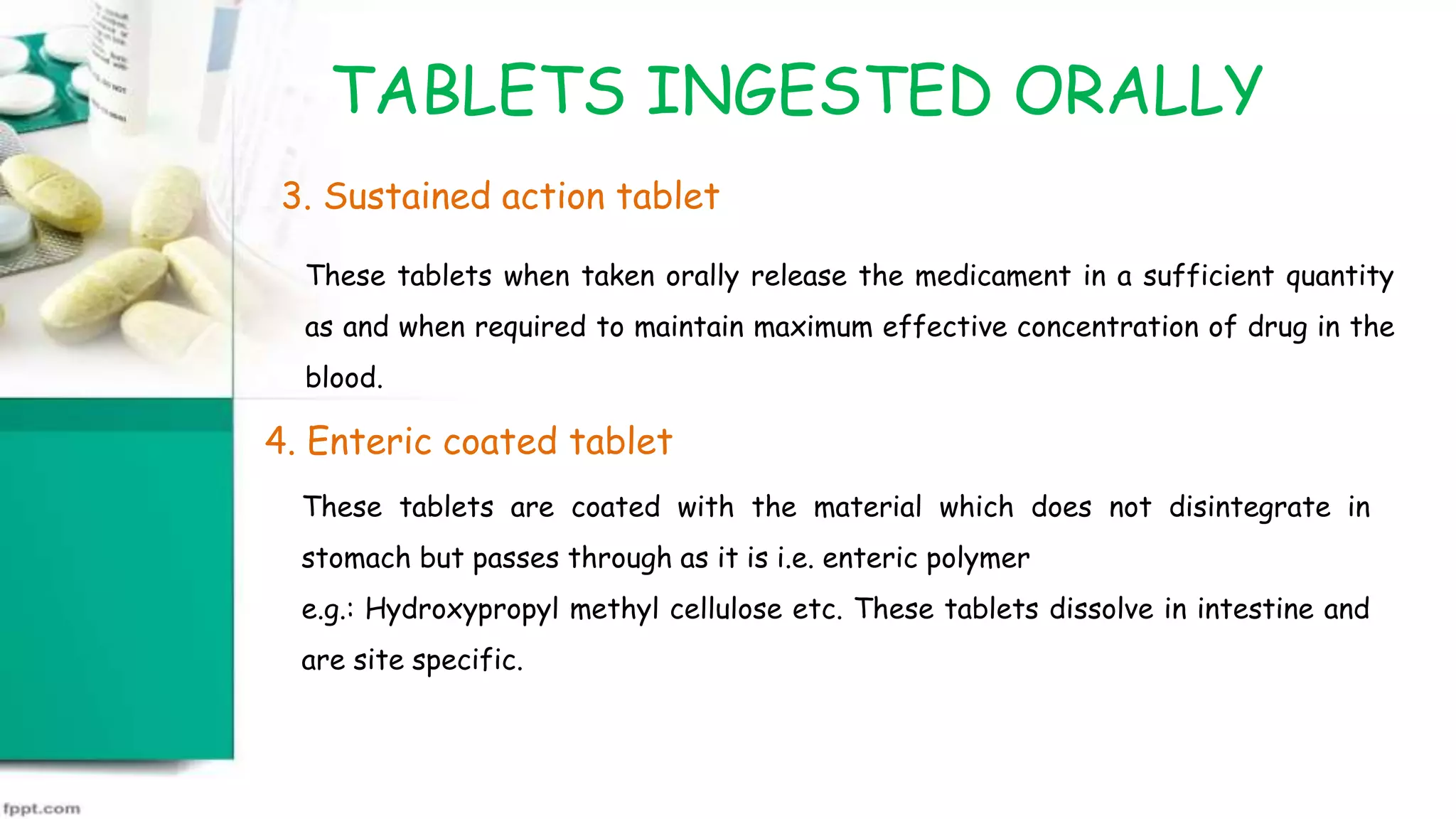 Tablet dosage form | PPTX