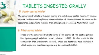 Tablet dosage form | PPTX