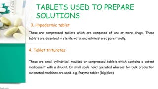 Tablet dosage form | PPTX