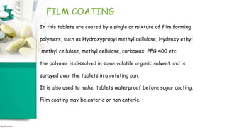 Tablet dosage form | PPTX