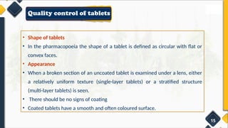 Overview and importance of Tablet dosage form.pptx