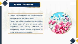 Overview and importance of Tablet dosage form.pptx