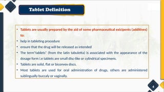 Overview and importance of Tablet dosage form.pptx