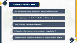 Overview and importance of Tablet dosage form.pptx