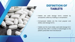 tablet dosage form.pdfد/عبدالولي الشرجبي | PDF
