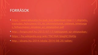 Tabletek az oktatásban | PPT | Free Download