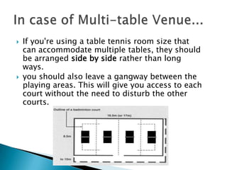 Table tennis Facilities | PPTX