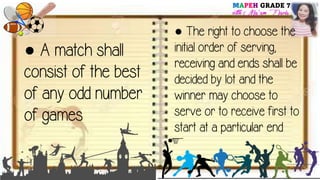 Table tennis (PHYSICAL EDUCATION LESSON) | PDF