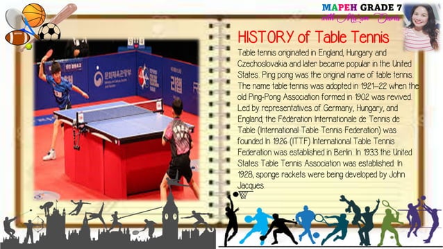 Table tennis (PHYSICAL EDUCATION LESSON) | PDF | Table Tennis | Sports