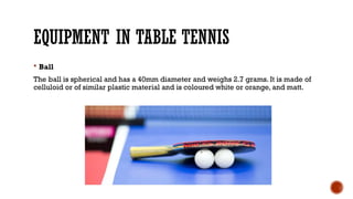 Table Tennis History and Equipment 1.pptx