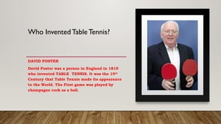 what is table tennis how it is playedhow manya players | PPT