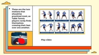 Table Tennis - Basic Fundamental Skills PowerPoint Presentation | PPTX