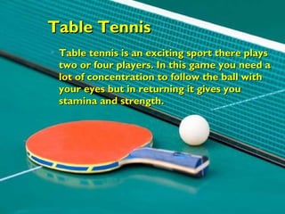 Table Tennis: All history from A to Z | PPT