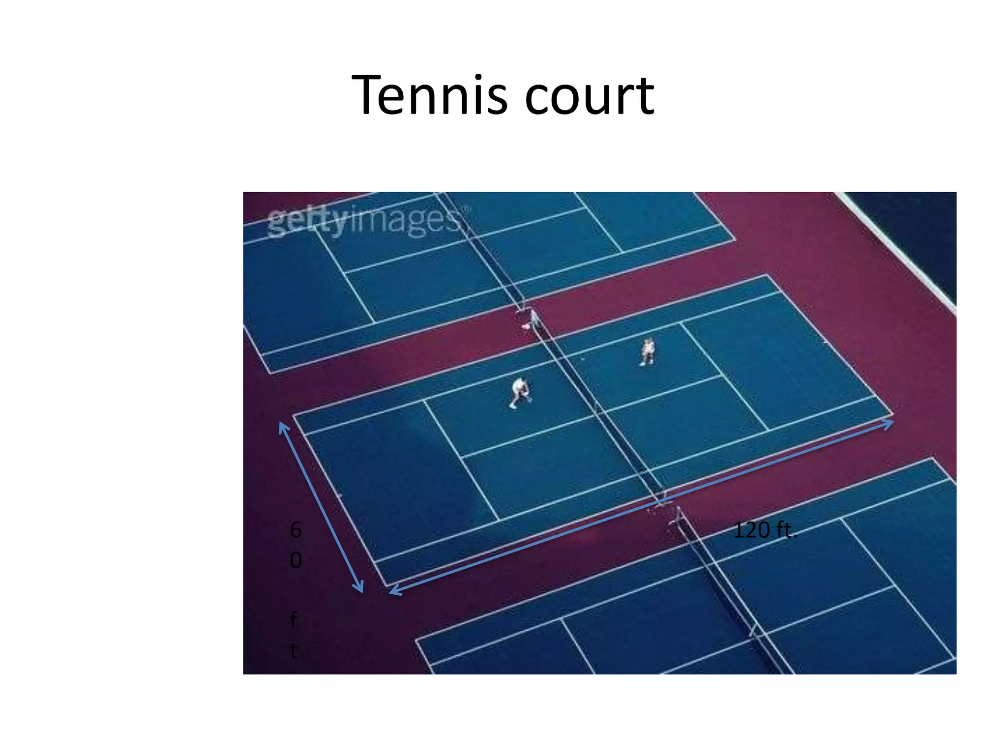 Table tennis vs tennis courts | PPT