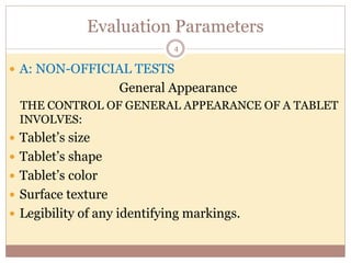 Tablet evaluation | PPTX