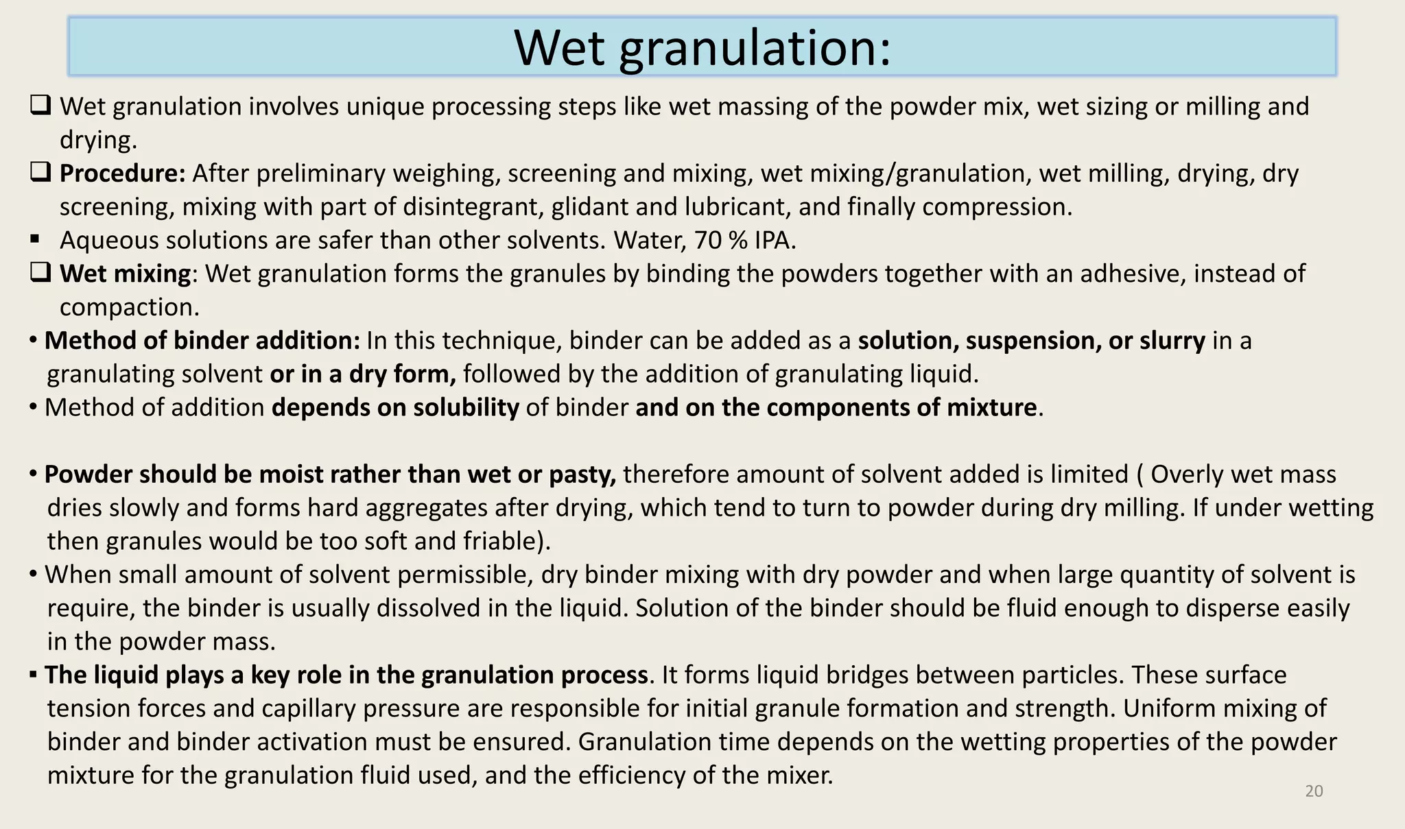 Tablet dosage form: Fformulation, manufacturing, adv. and disadvantages ...