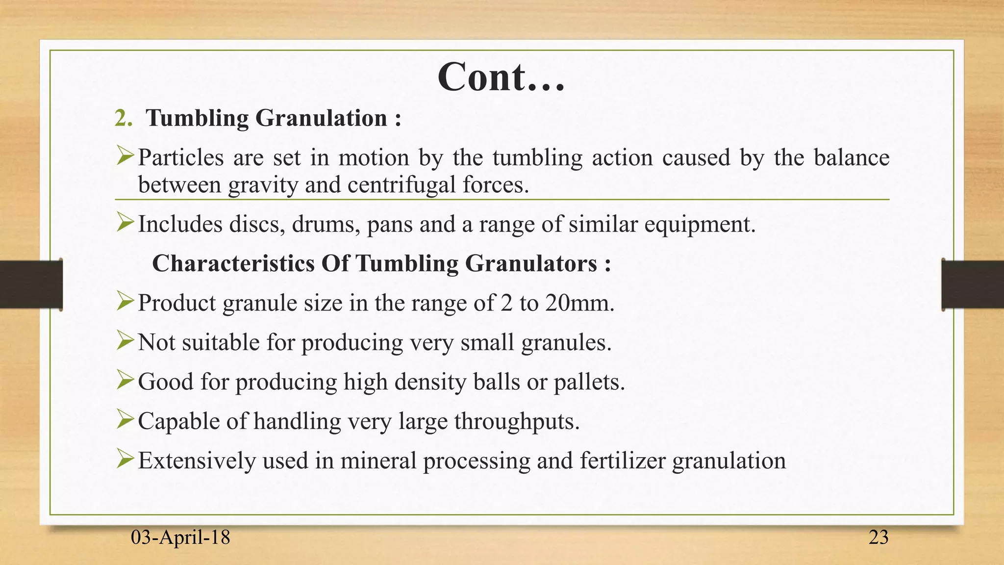 Tablet granulation tech | PPTX
